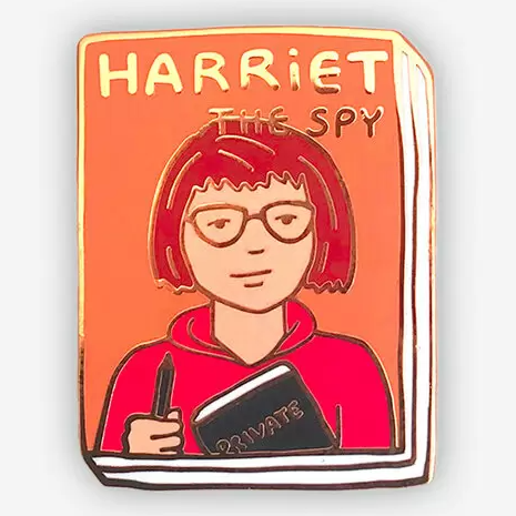 Harriet the Spy Enamel Book Pin – Heritage Seaweed