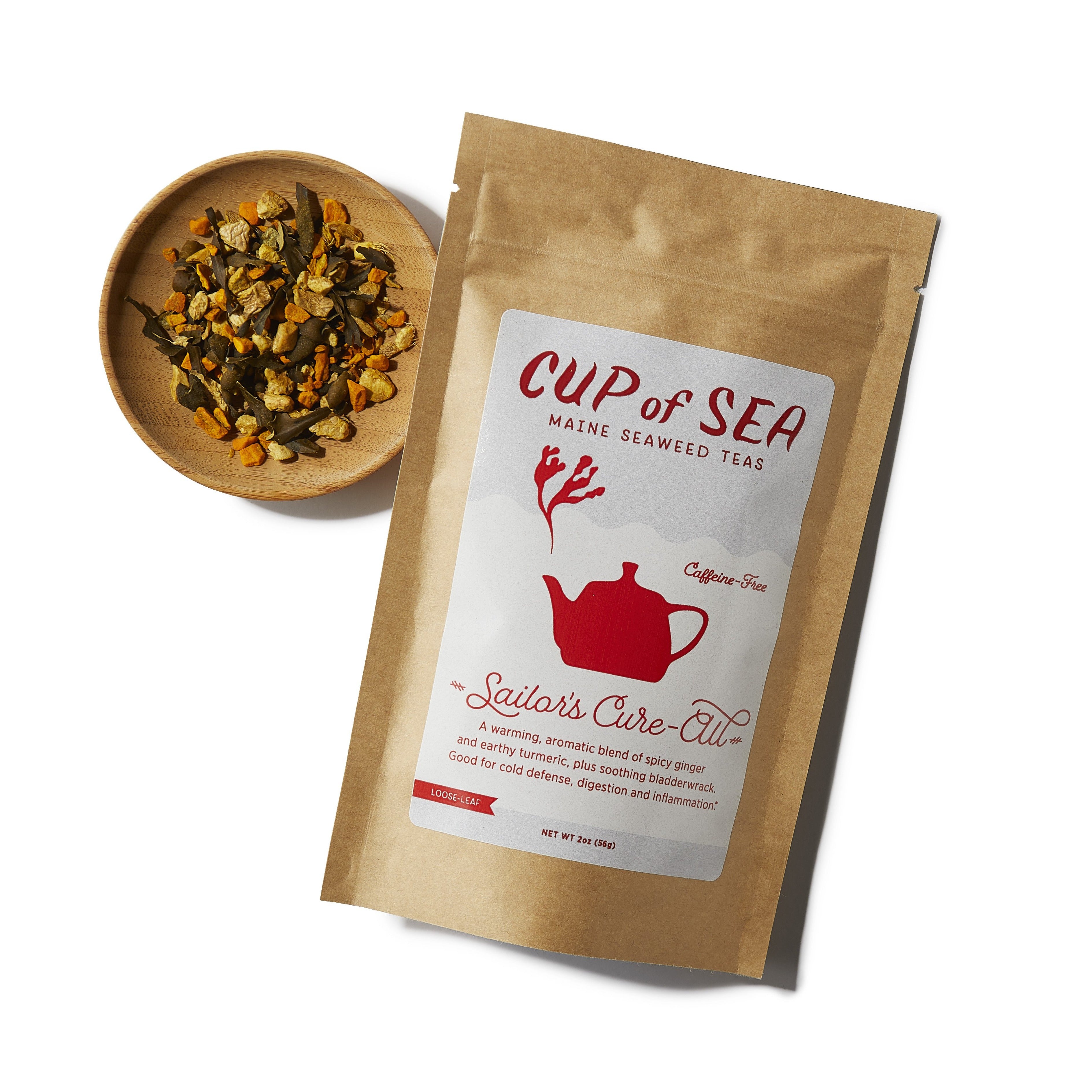 Sailor's Cure All · Ginger, Turmeric & Bladderwrack · Maine Seaweed Tea ...