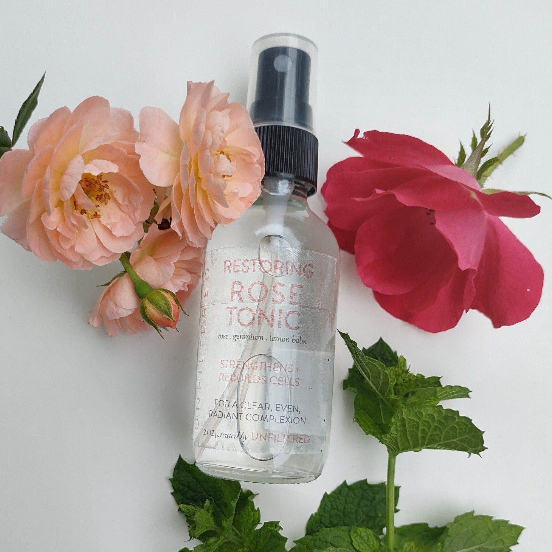 Restoring Rose Tonic · by Unfiltered Skincare – Heritage Seaweed