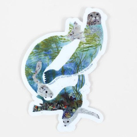 Harbor Seal Kelp Beds Sticker | Heritage Seaweed